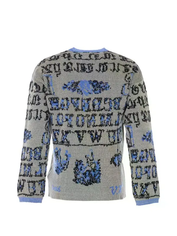 VIVIENNE WESTWOOD Lily Crew-neck Sweater - Grey