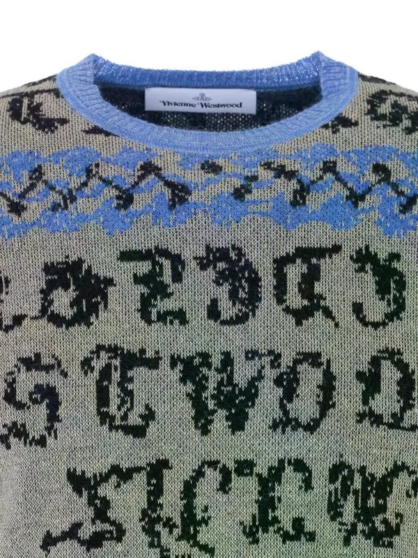 VIVIENNE WESTWOOD Lily Crew-neck Sweater - Grey