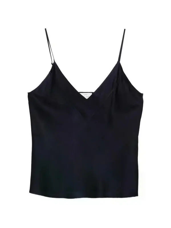 FORTE_FORTE V-neck Tank Top - Blue