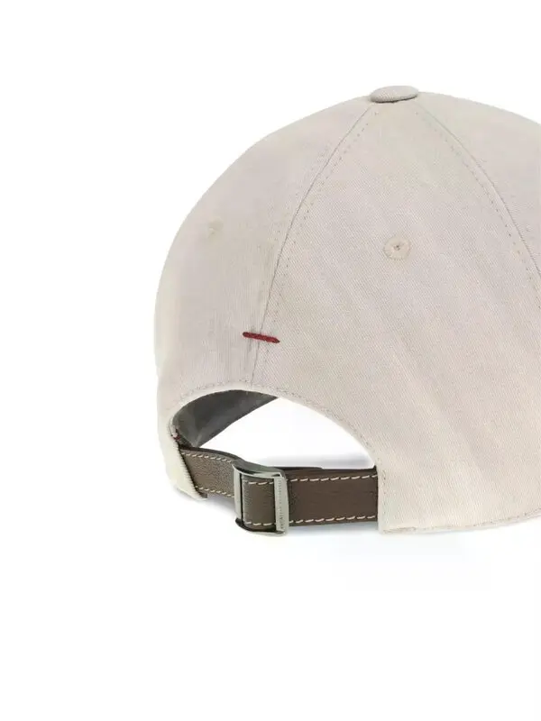 Brunello Cucinelli Logo-embroidered Baseball Cap - Neutrals