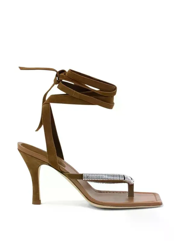 Christopher Esber Frida Pierced Heel Sandals