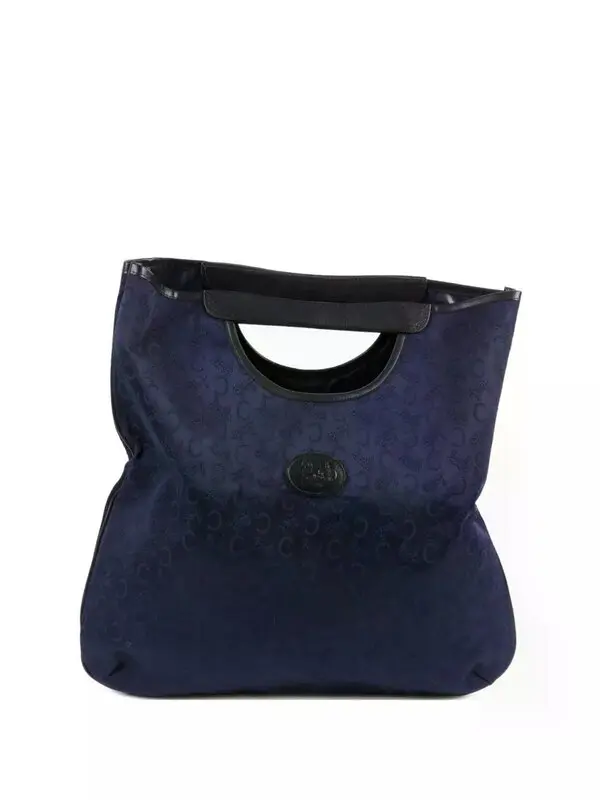 Celine 1980s Caleche Canvas Tote Bag