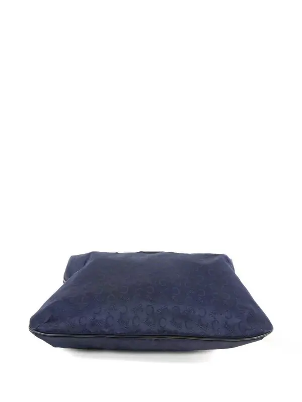 Celine 1980s Caleche Canvas Tote Bag