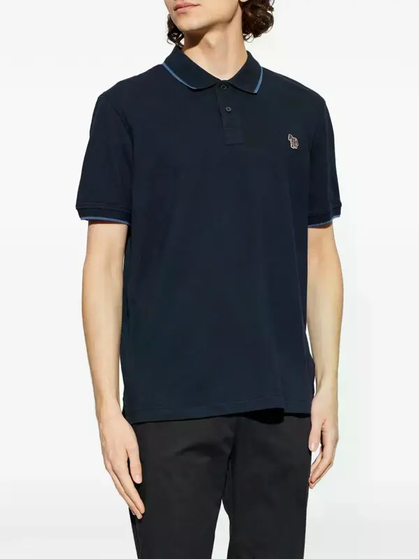 Paul Smith Zebra-logo Short-sleeve Polo Shirt