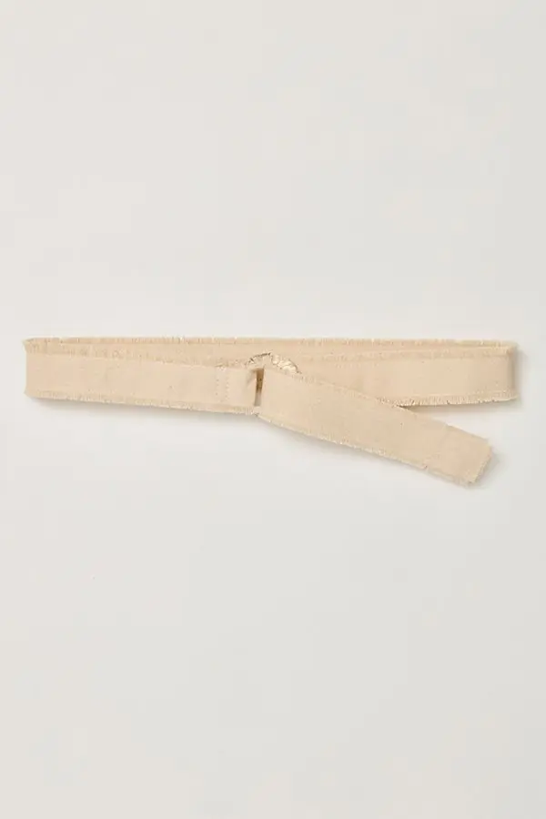 Free People Levens Simple Belt - Natural