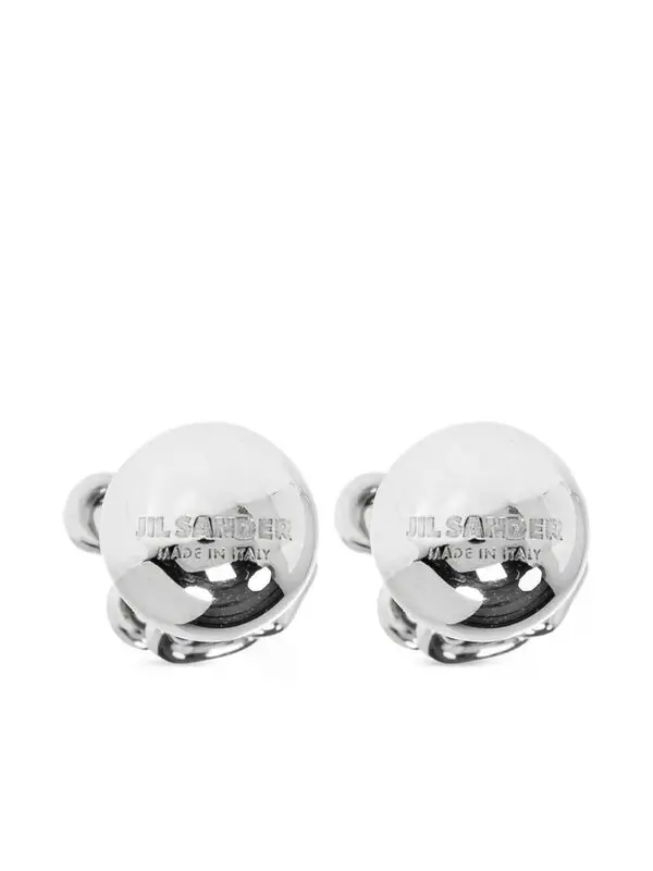 JIL SANDER Chain Knot Earrings