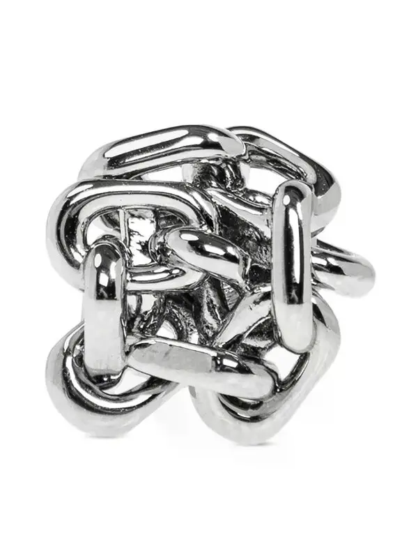 JIL SANDER Chain Knot Earrings