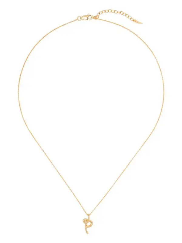 MISSOMA Molten Initial Pendant Necklace - Gold