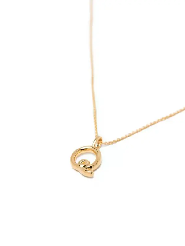 MISSOMA Curly Molten Mini Initial-q Necklace - Gold