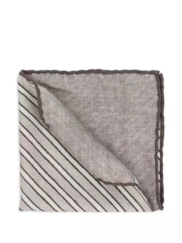 Brunello Cucinelli Striped-pattern Scarf