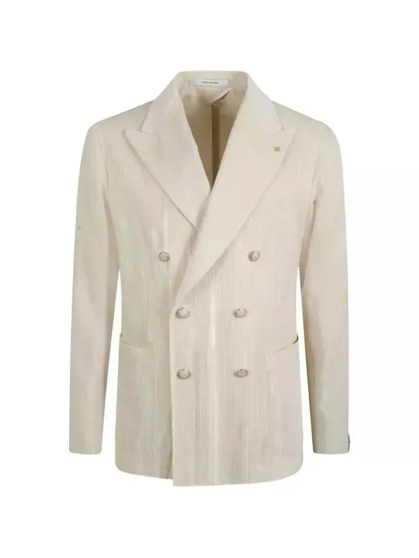 Tagliatore Double-breasted Corduroy Blazer