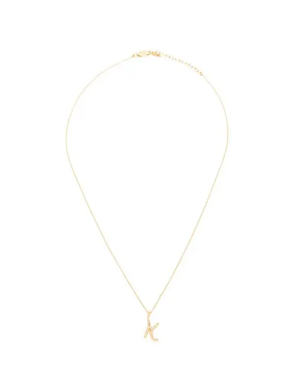 MISSOMA Mini Initial Pendant Necklace - Gold