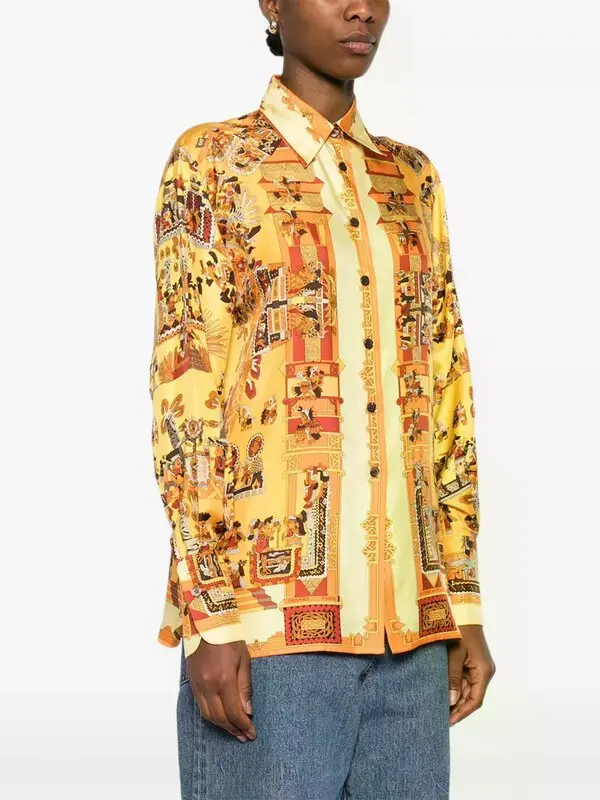 Hermès 1990s Printed Shirt