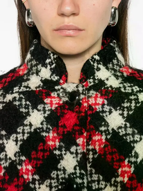 A.N.G.E.L.O. VINTAGE CULT 1980s Checked Wool Coat