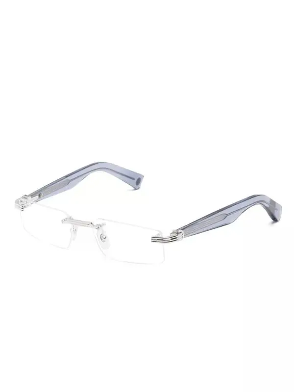 Cartier Rectangle-frame Glasses - Silver