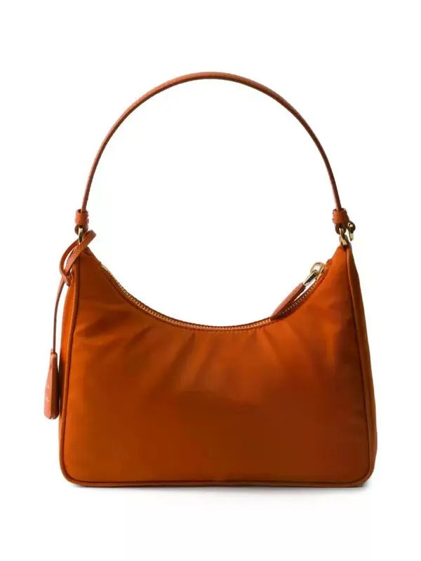 Prada Mini Re-edition 2005 Zip Shoulder Bag - Orange