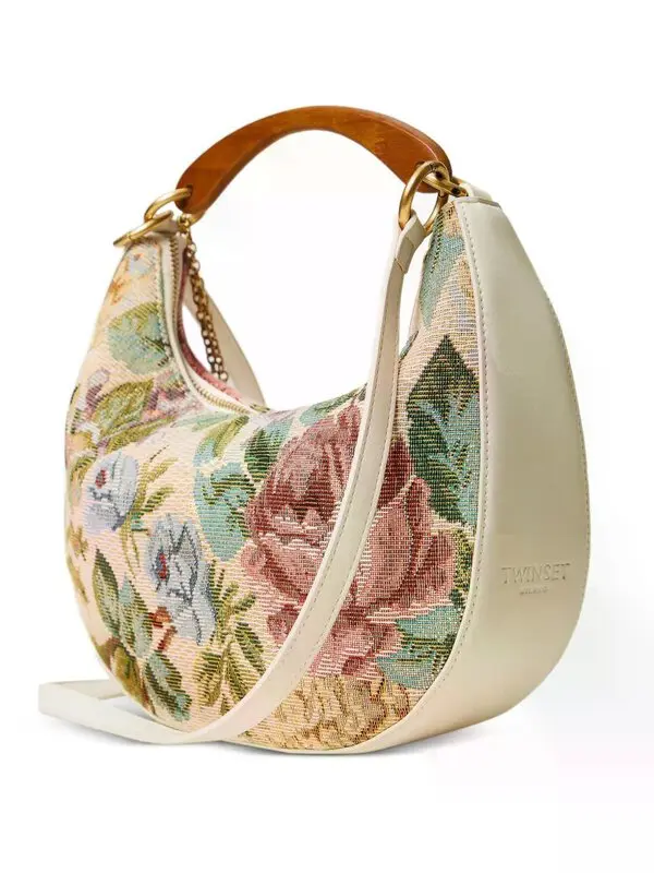 TWINSET Floral Print Shoulder Bag