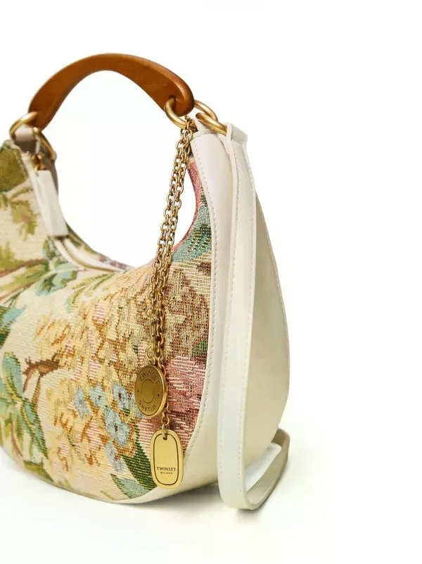 TWINSET Floral Print Shoulder Bag