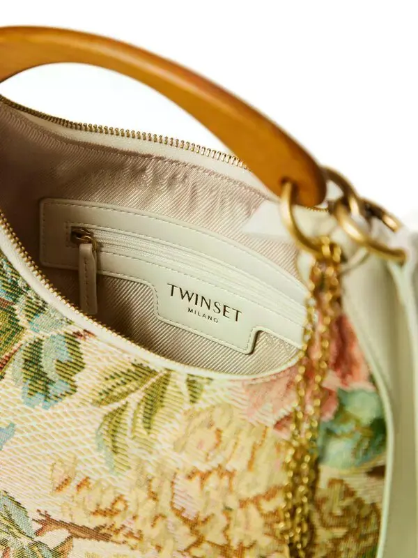 TWINSET Floral Print Shoulder Bag