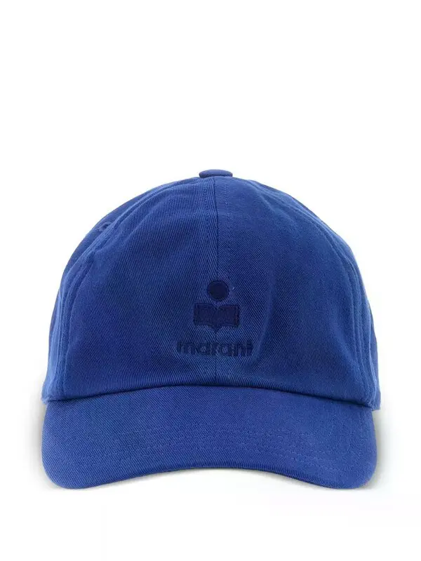 Isabel Marant Embroidered Logo Baseball Cap - Blue