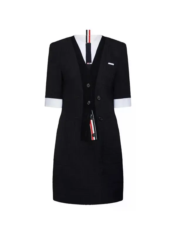 Thom Browne Short-sleeve Mini Dress
