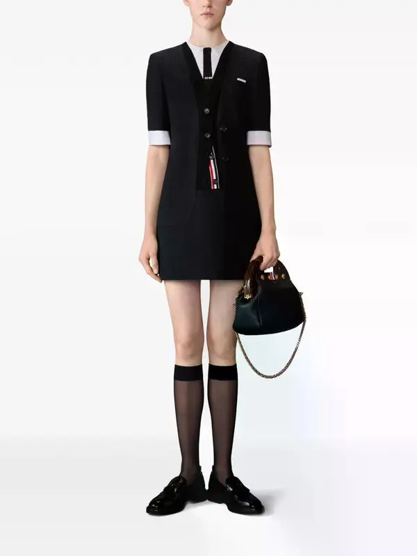 Thom Browne Short-sleeve Mini Dress