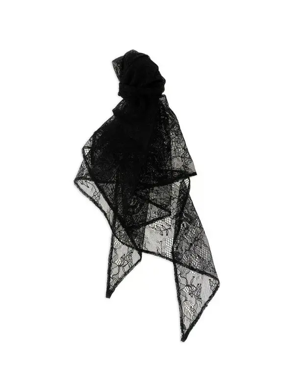 Giuseppe Di Morabito Lace Triangle Bandana - Black