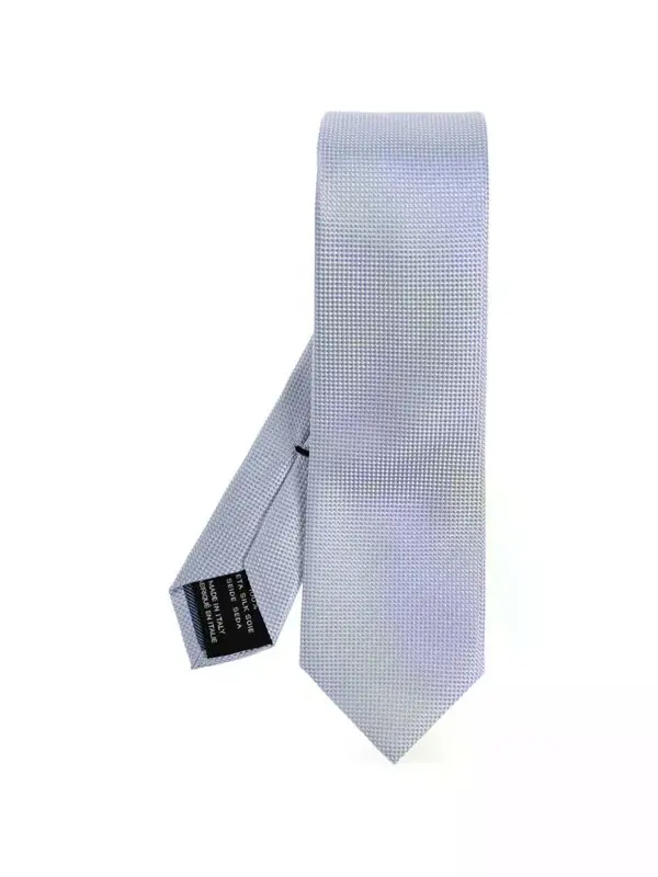 TOM FORD Textured Neck Tie - Blue