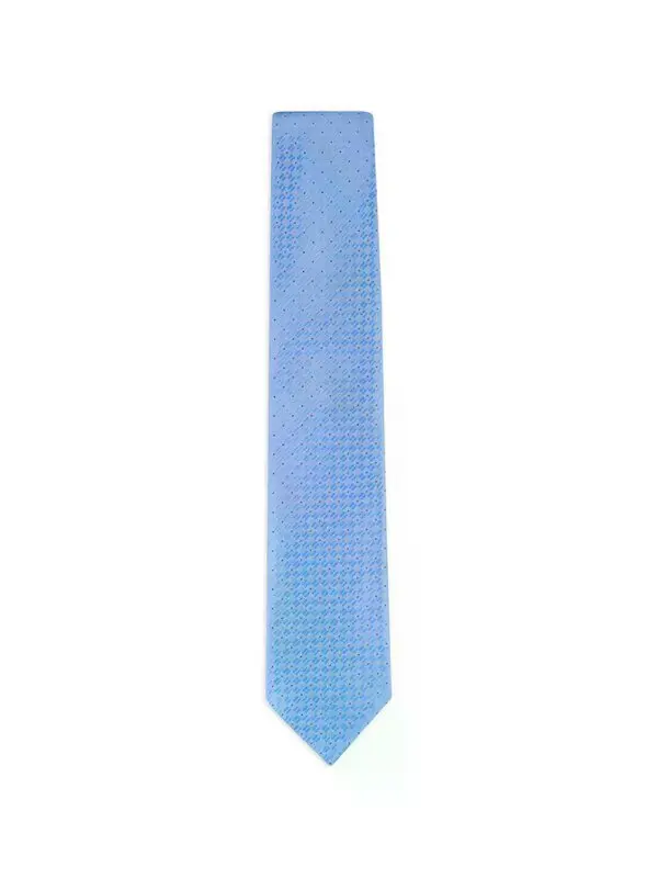 Brioni Patterned Necktie - Blue
