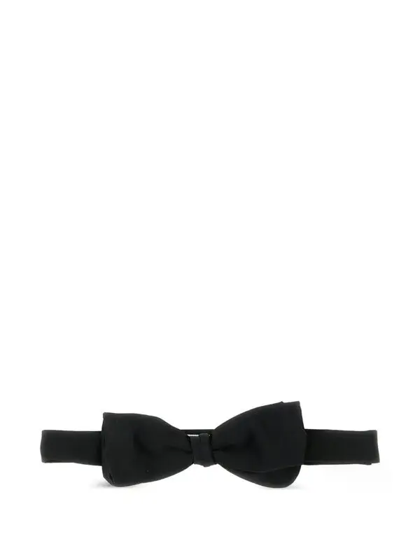 Pal Zileri Satin Bow Tie - Black