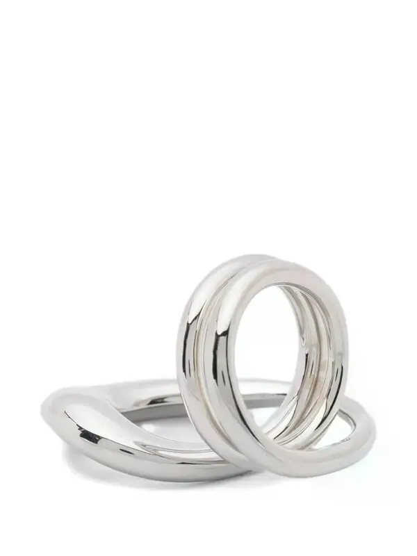 Charlotte Chesnais Round Trip Blow Ring - Silver