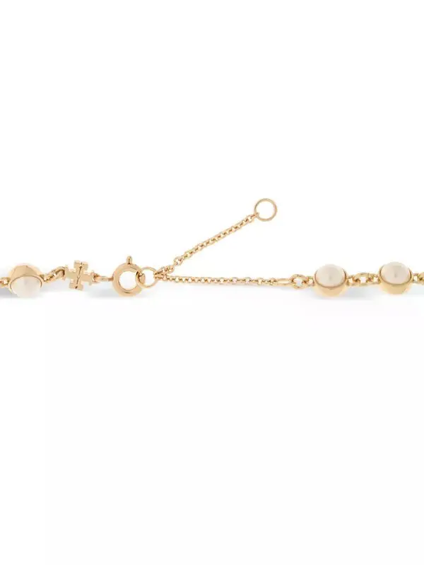 Tory Burch Pearl Cross Necklace