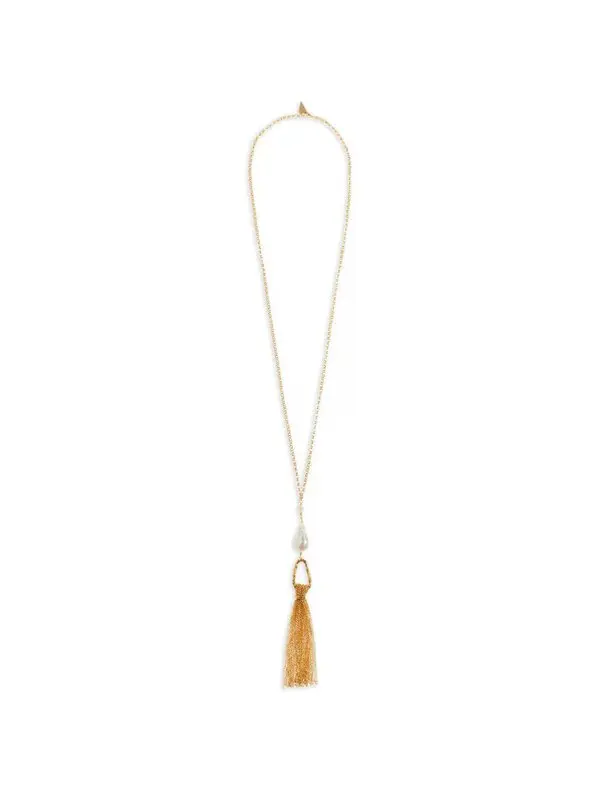 FORTE_FORTE Tassel-detail Chain Necklace - Gold