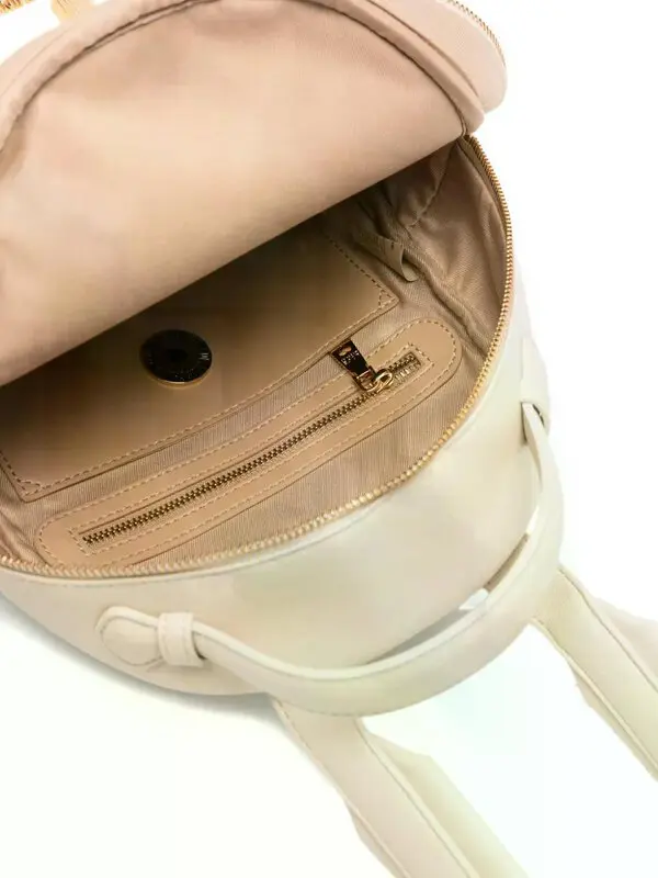 Moschino Heart-detail Backpack - Neutrals