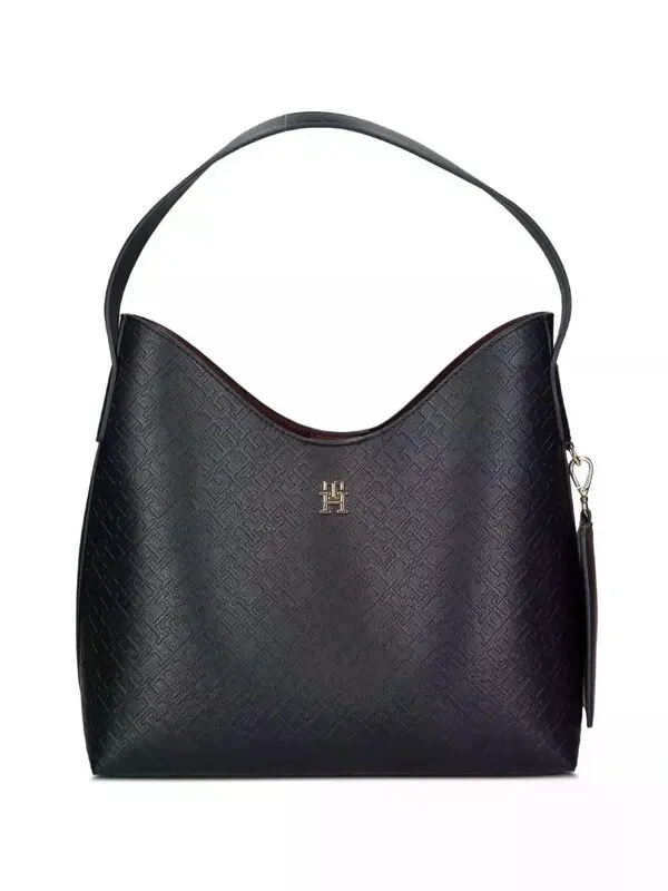 Tommy Hilfiger Monogram Embossed Tote Bag
