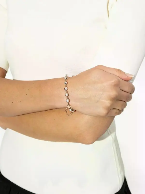 Tory Burch Logo Pearl Bracelet - Gold