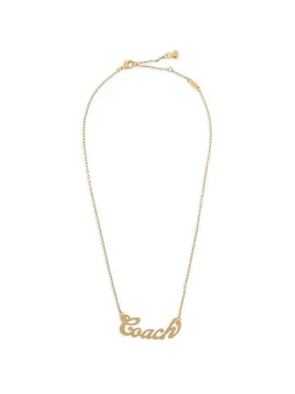 COACH® Heart Detail Necklace - Gold