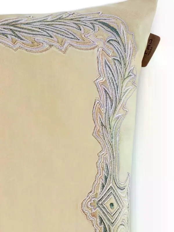 Etro Logo-embroidered Cushion 42cm X 42cm