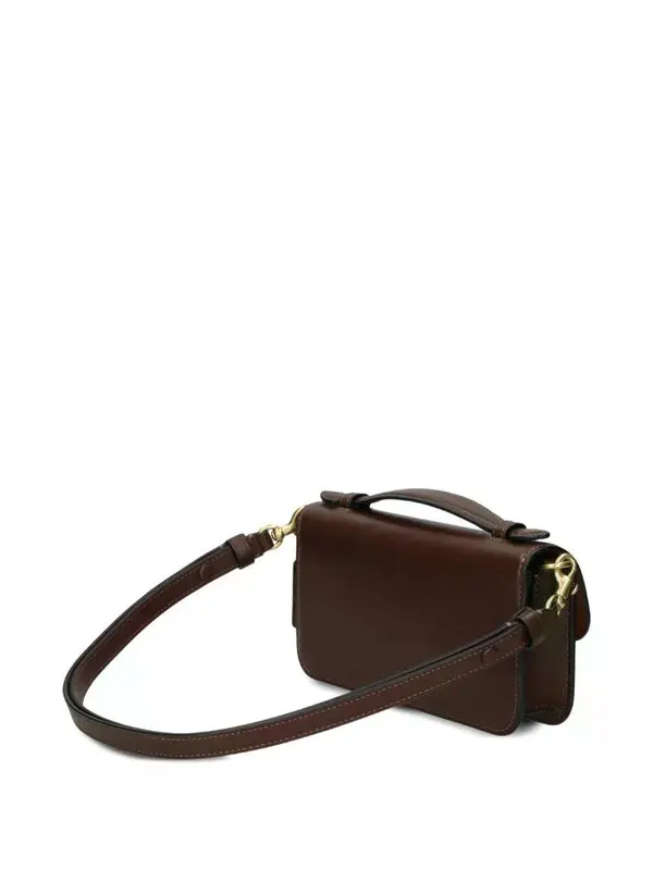 COACH Elora Top Handle Leather Satchel - Brown