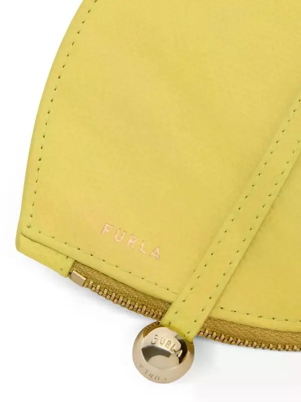 Furla Small Laura Heart Leather Coin Case - Yellow