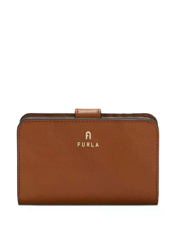 Furla Camelia Compact Leather Wallet - Brown