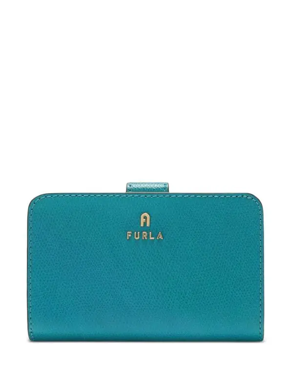 Furla Medium Camelia Logo-detail Compact Wallet - Blue