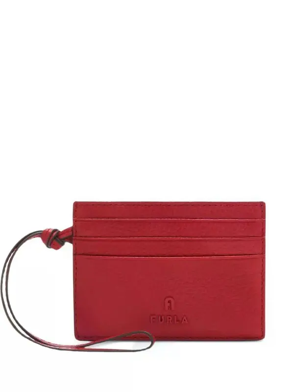 Furla Small Camelia Card Case - Red
