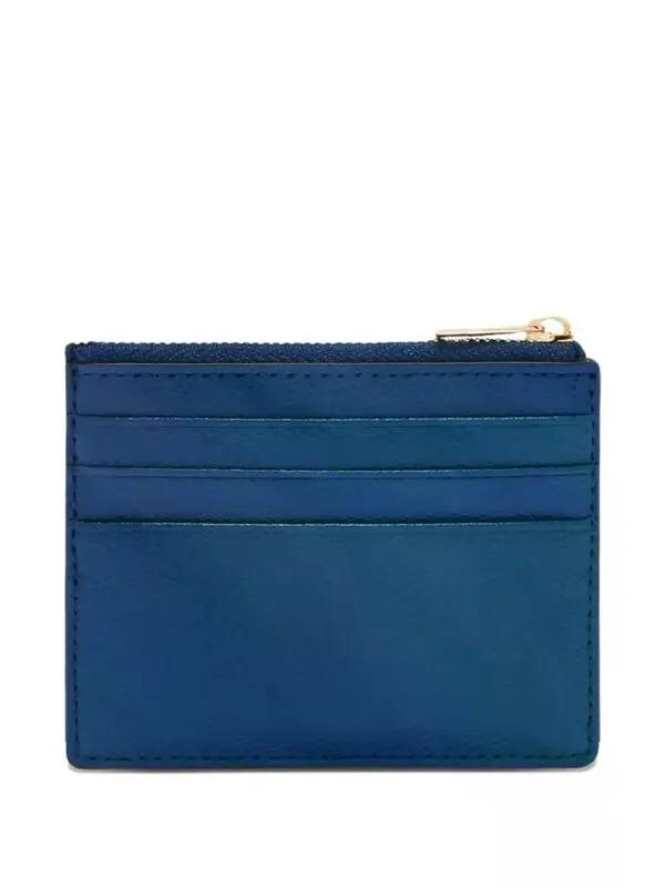 Furla Camelia Textured Card Case - Blue