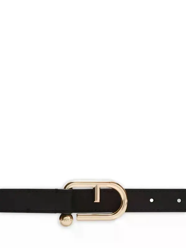 Furla Nuvola Leather Buckle Belt
