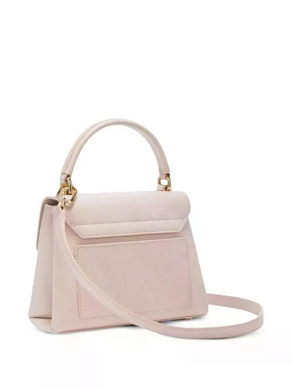 Furla 1927 Grained Leather Tote Bag - Pink