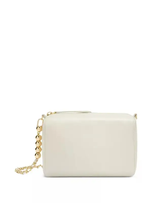 Furla Mini Tilia Leather Crossbody Bag - White