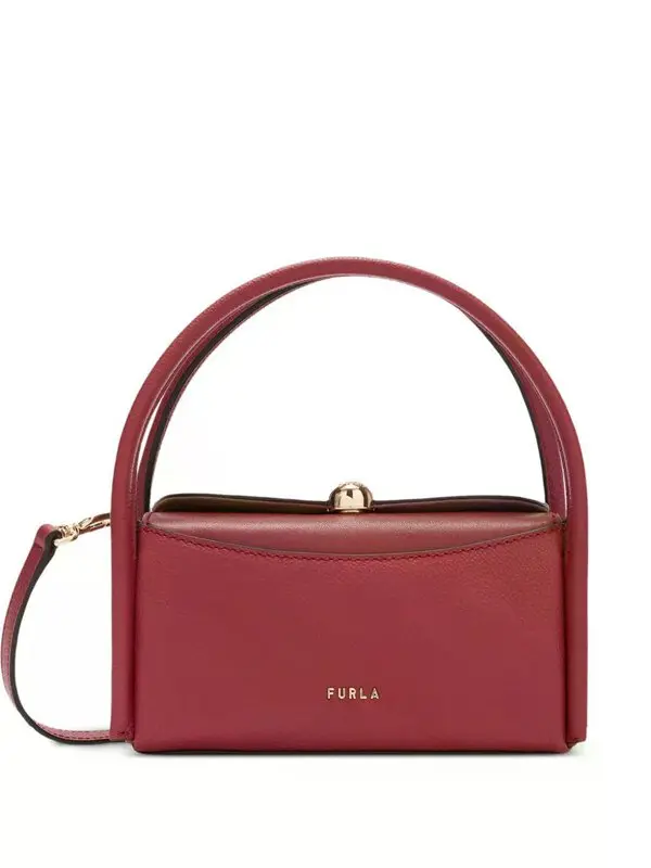 Furla Logo-detail Mini Tote - Red