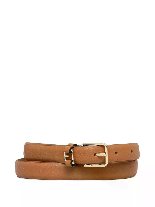 Furla Leather Belt With Buckle - Brown