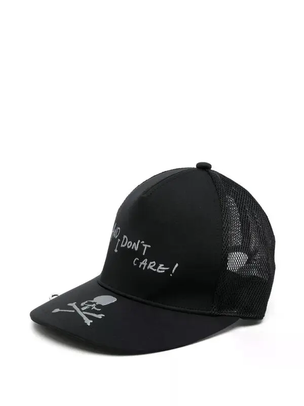 MASTERMIND WORLD Slogan-embroidered Cap - Black